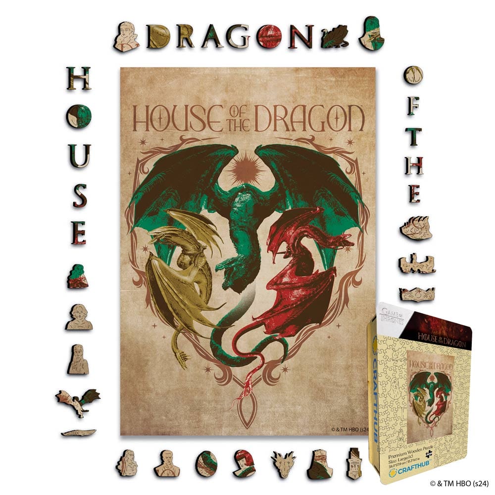 Draken van Westeros - Legpuzzel – Craft Hub NL