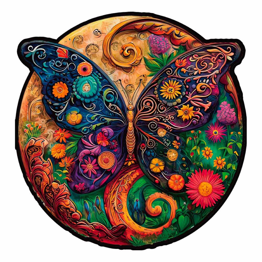 Herfst Vlinder - Puzzel – Craft Hub NL